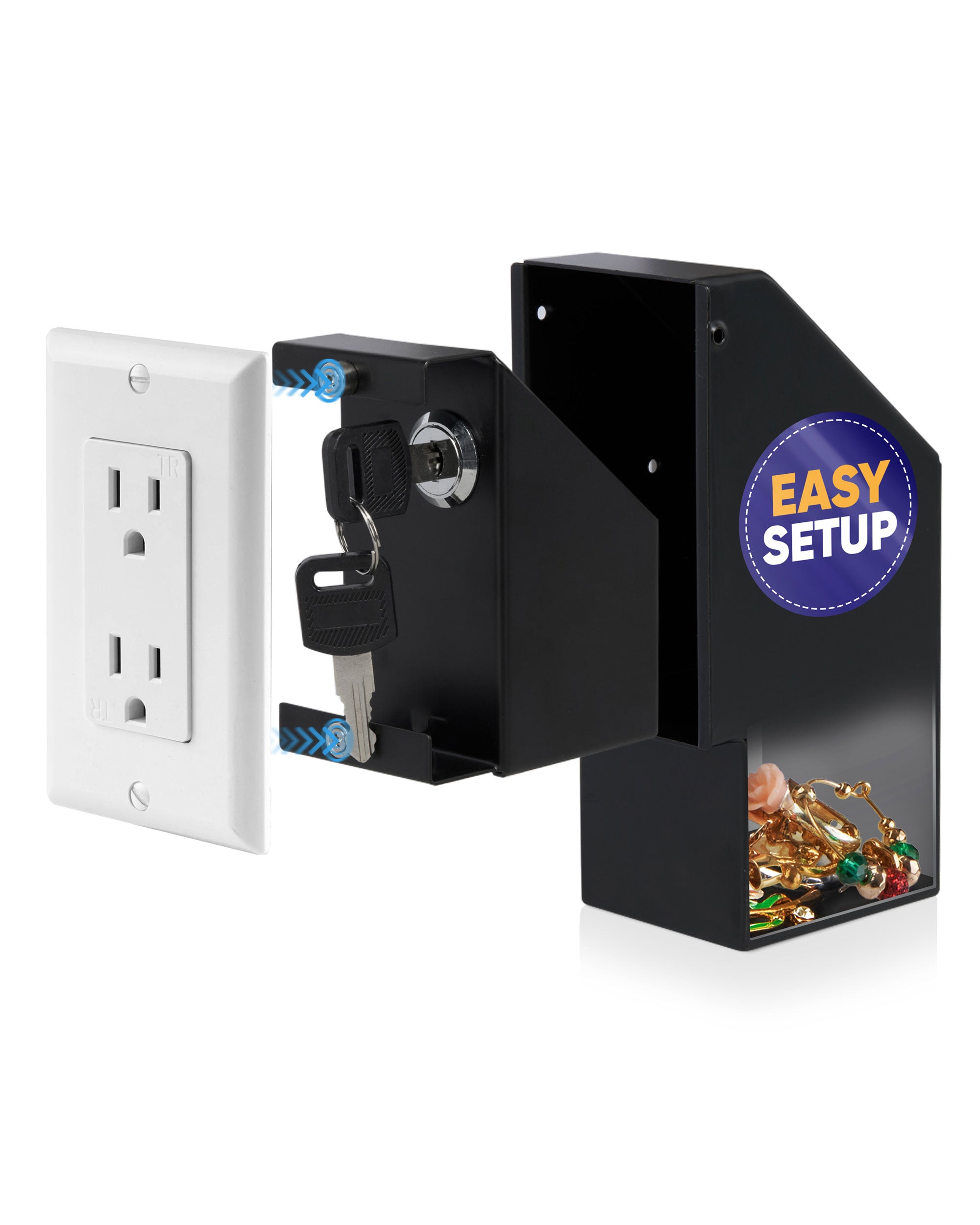 Elder Welder Wall Outlet Hidden Safe Perfect Secret Compartment